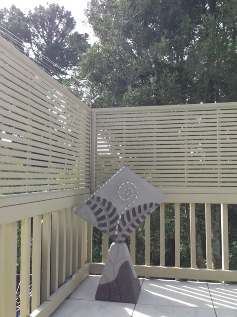 Paradise Design Sculpture - Mixed Media Angle Panels